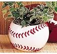 Amazon.com : Ceramic Baseball Planter Great for Kids Room, Sports Fans ...