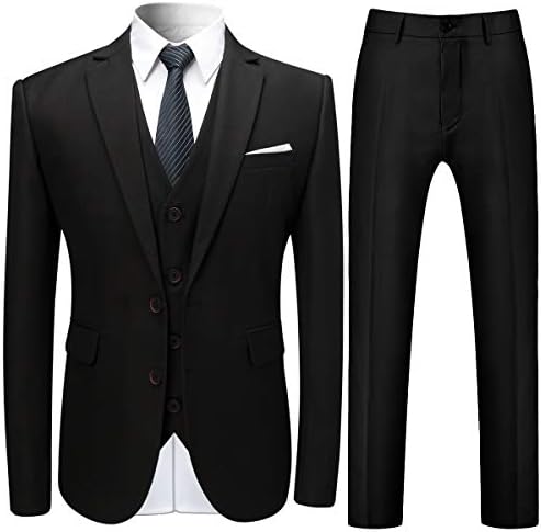 Allthemen Anzug Herren Anzug 3 Teilig Slim Fit Herrenanzug Hochzeit Anzüge Herren Modern Sakko ...