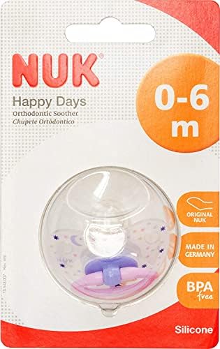 NUK Silicone Pacifier S1 Happy Days 1/BLC price in Saudi Arabia ...