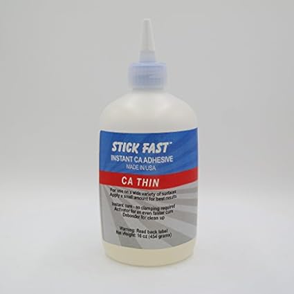 Stick Fast CA Quick Set Adhesive Thin 16 oz: Amazon.com: Industrial ...