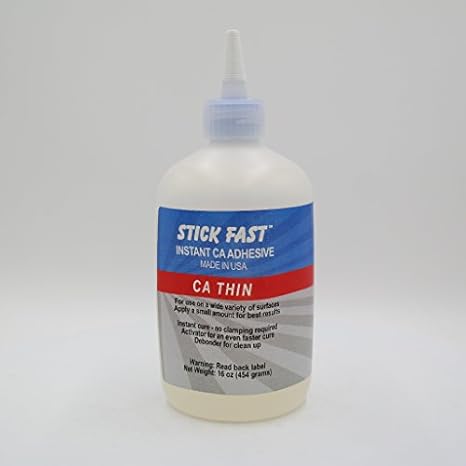 Stick Fast CA Quick Set Adhesive Thin 16 oz: Amazon.com: Industrial ...