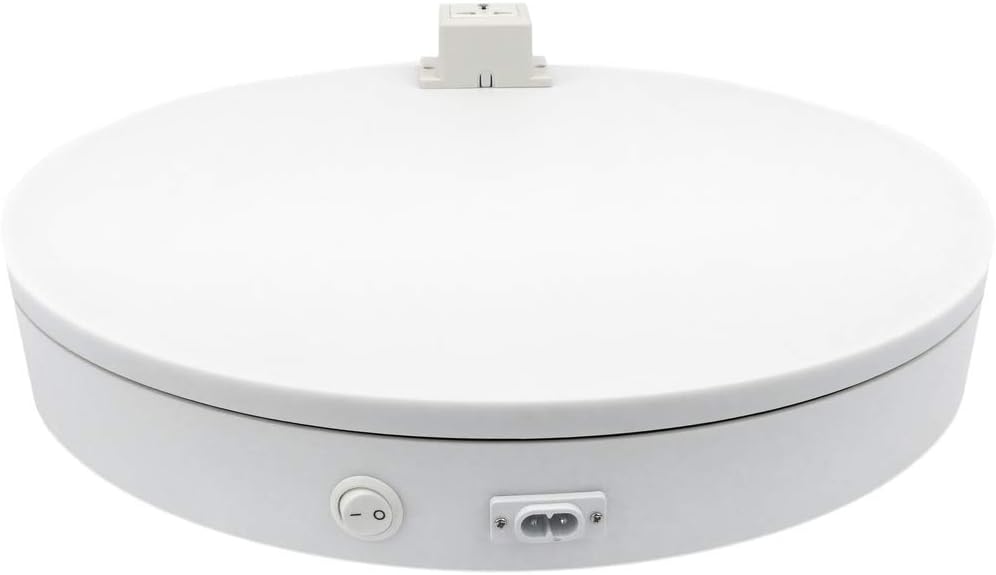 PrimeMatik - Base giratoria eléctrica de 50 cm. Plataforma rotatoria de ...