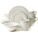 Amazon.com: 32 Piece Nautical Lighthouse Dinnerware Set: Kitchen & Dining