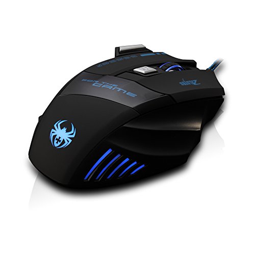 DLAND Professional LED Optical 7200 DPI 7 Button USB Wired Gaming Mouse