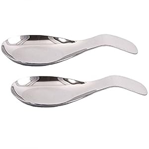 Amazon.com: Stainless Steel Spoon Rest (Set of 2): Kitchen & Dining