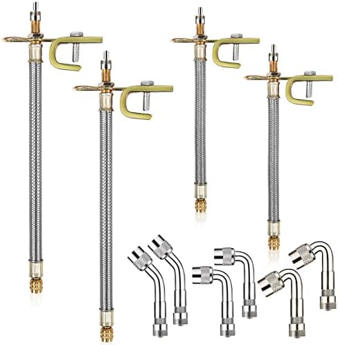 tchrules 10 Pieces Stainless Steel Dually Valve Stem Extension ...