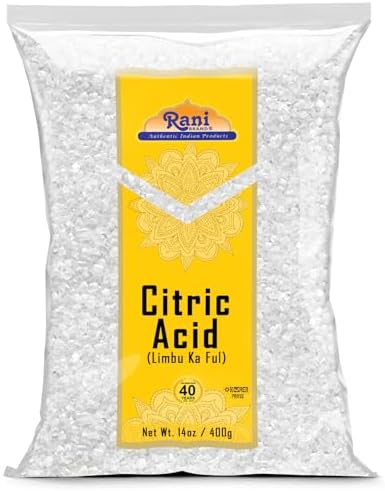 Rani Citric Acid Powder, Food Grade (Limbu Ka Ful) 14oz (400g) ~ Used ...