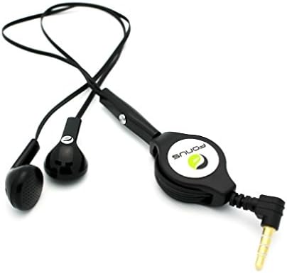 Amazon.com: Black Retractable Stereo Headset with Mic for Amazon Kindle ...