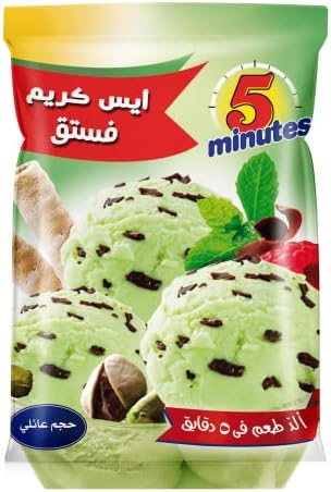 سعر 5 Minutes Pistachio ice cream Sachet - 200gm فى مصر | بواسطة امازون ...