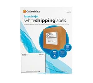 Amazon.com : OfficeMax Multipurpose Labels, 1x4inch, White : All ...