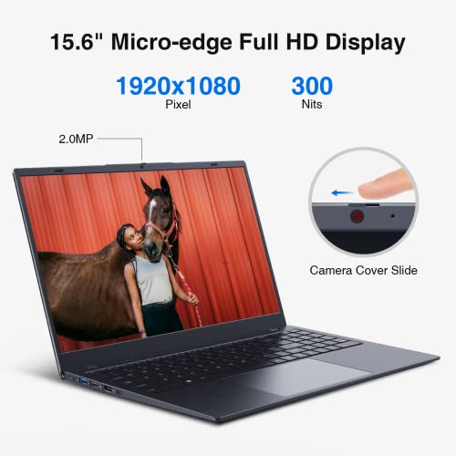 BiTECOOL Windows 11 Laptop With 15.6 Inch FHD IPS Display, Intel Celeron N5095 Quad Core, 12GB ...