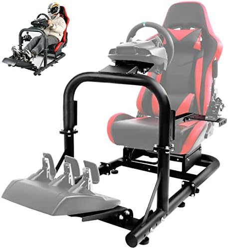 Dardoo Adjustable Steering Wheel Stand with Seat Frame Compatible with ...