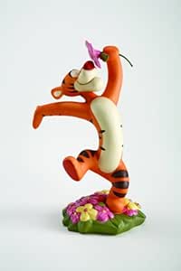 Amazon.com: Disney Happy Tigger with Flower Statue Figurine : Home ...