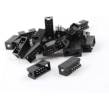Amazon.com: 10Pcs Double Rows 2x5 10Pin Female DIP Straight Pin Header ...