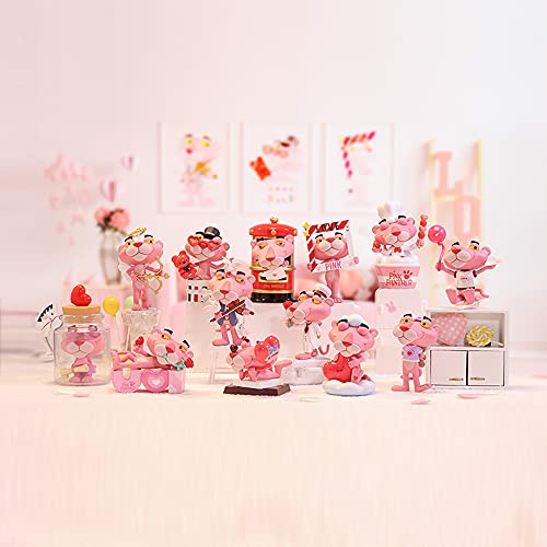 POP MART Pink Panther-12PC Pet Art Toy Popular Collectible Cute Kawaii ...