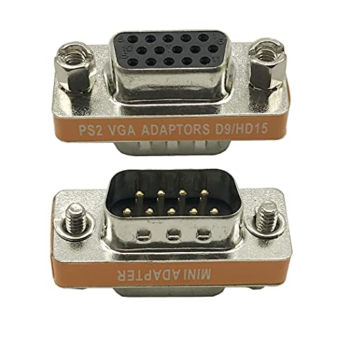 Seadream DB9 9 Pin Male to HD15 HDD15 15 Pin Female, Male to Female M/F ...