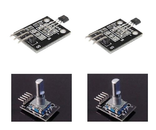 Buy 2 pcs Compatible Hall effect magnetic sensor module For Arduino+2 ...