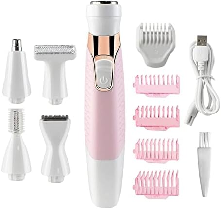 Arabest Electric Razor for Women, 5 in 1 Painless Body Hair Removal ...