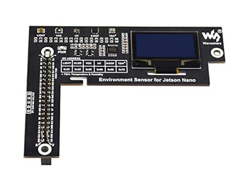 Waveshare Environment Sensors Module Designed For Jetson Nano I2c Bus With 13inch Oled Display