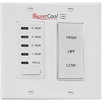 Amazon.com: Quietcool Timer Control Kit for 2 Speed Cool Whole House ...