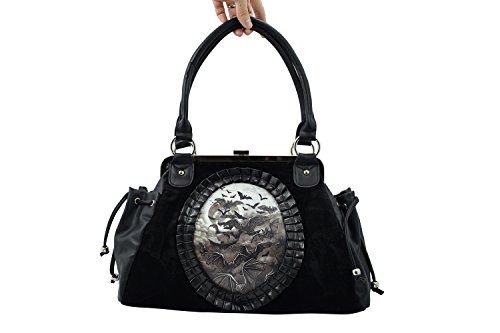 Restyle bags. Restyle Gothic Occult Henna Round Bag Black Black Faux ...