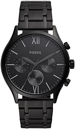 سعر Fossil Fenmore Midsize Multifunction Black Stainless Steel Watch ...