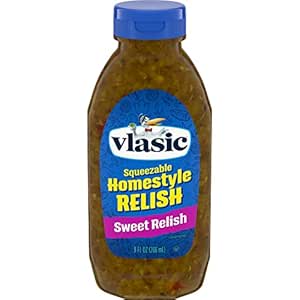 Amazon.com : Vlasic Squeezeable Homestyle Sweet Relish, No Sugar Added ...
