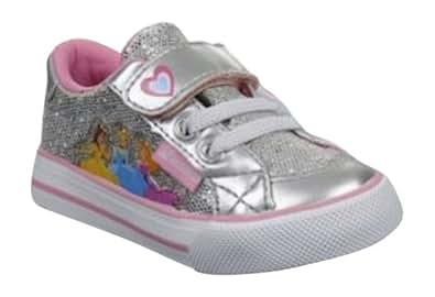 Amazon.com | Disney Princess Sparkle Tennis Shoes Aurora Cinderella ...