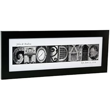 Amazon.com: Creative Letter Art - Personalized Framed Name Sign with ...