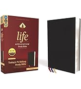 NIV, Life Application Study Bible, Third Edition, Bonded Leather, Navy ...