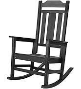 Amazon.com: Patio Rocking Chair Set of 2, All Weather Resistant Outdoor ...