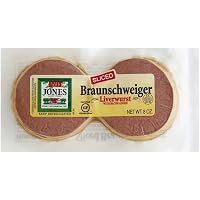 Amazon.com: Jones Dairy Farm, Braunschweiger, Liverwurst, with Bacon ...