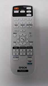 Amazon.com: Epson Projector Remote Control: EX3210, EX5210, EX7210 ...