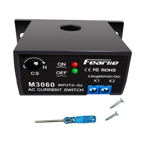 Current Sensing Relay Ac Current Sensing Switch 0 50a （normally Open）current Sensor Monitoring
