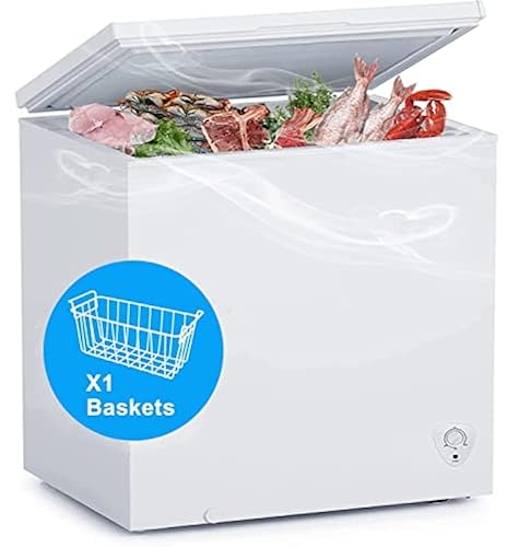 Deep Freezer 5 Cu. Ft Small Chest Freezer Garage Ready 5.5 cu. ft SMETA ...