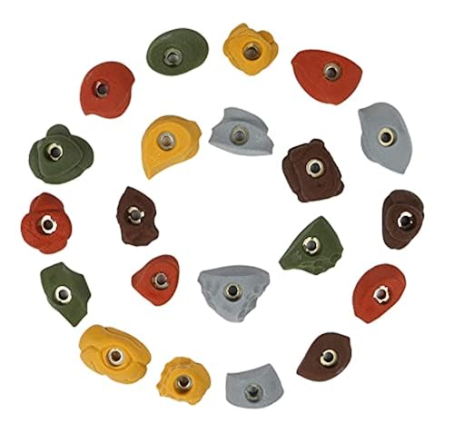 Atomik Climbing 21 Small Classic Footholds Bolt-On in Assorted Earth ...