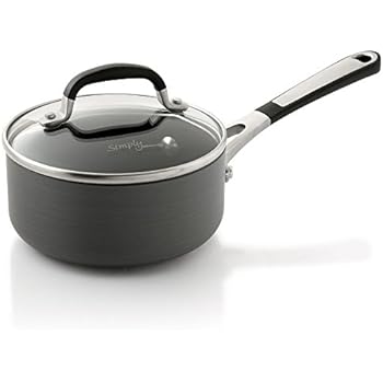 Amazon.com: Calphalon Simply Calphalon Nonstick 1-Qt Covered Saucepan ...
