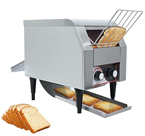 YOOYIST Commercial Toaster Double Heating Elements Conveyor Toaster，150 ...