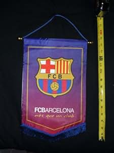Amazon.com: FC BARCELONA BADGE LOGO FOOTBALL SOCCER PENNANT BANNER ...