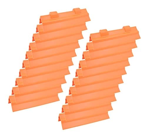 Mytee Products 20 Pack 12" Orange Plastic Flatbed Edge Protector for ...
