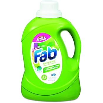 Amazon.com: Fab Fab Ultra 2X Liquid Laundry Detergent, Ocean Breeze ...