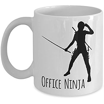 Amazon.com: Administrative Assistant Coffee Mug - Office Ninja - Funny ...