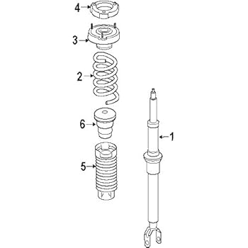 Amazon.com: Mercedes-Benz 203 320 02 73, Suspension Strut Mount: Automotive