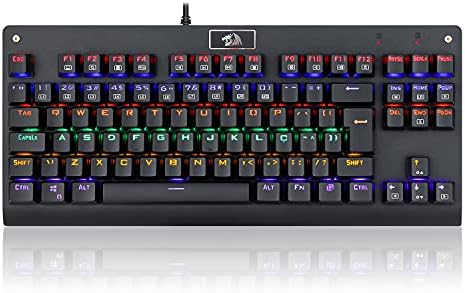 Redragon K568R Dark Avenger Gaming Keyboard with Blue Switches ...