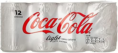 Coca Cola Light Carbonated Soft Drink, Cans, 12 x 150 ml, Red price in ...