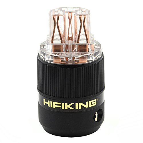 HiFiKing CC-18(Cu) IEC AC Power Plug Connector Red Copper Series 15A ...