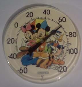 Amazon.com : Rare Disney Outdoor/indoor Round Thermometer with Mickey ...