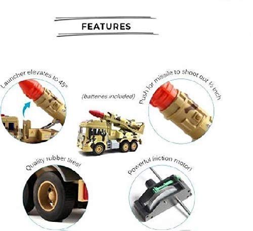 Buy B For Best Toys Pull Back Missile Vehicle Army Tank Launcher ...