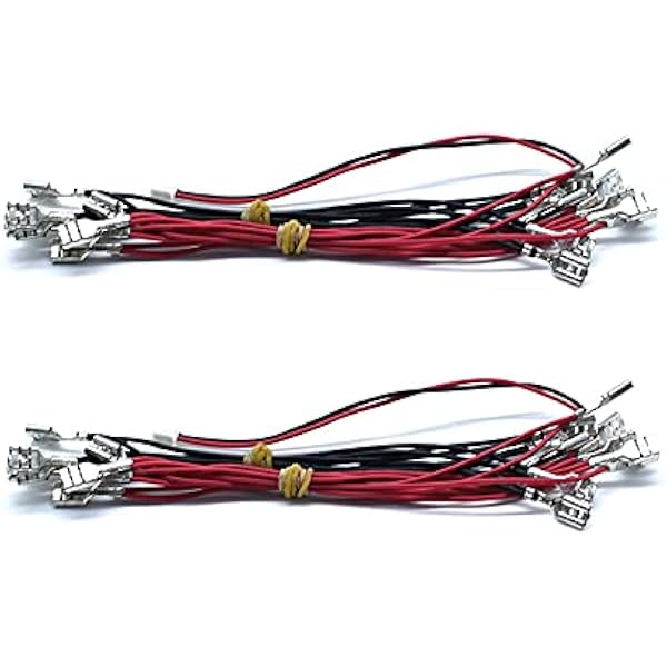 Adafruit Limit 5 Pcs Cable For Large Arcade Button With LED, Two 1/4 ...
