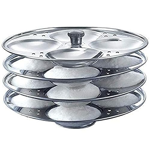 Stainless Steel Idli Maker Steamer Stand, Pan Cake, Dhokla and Patra ...